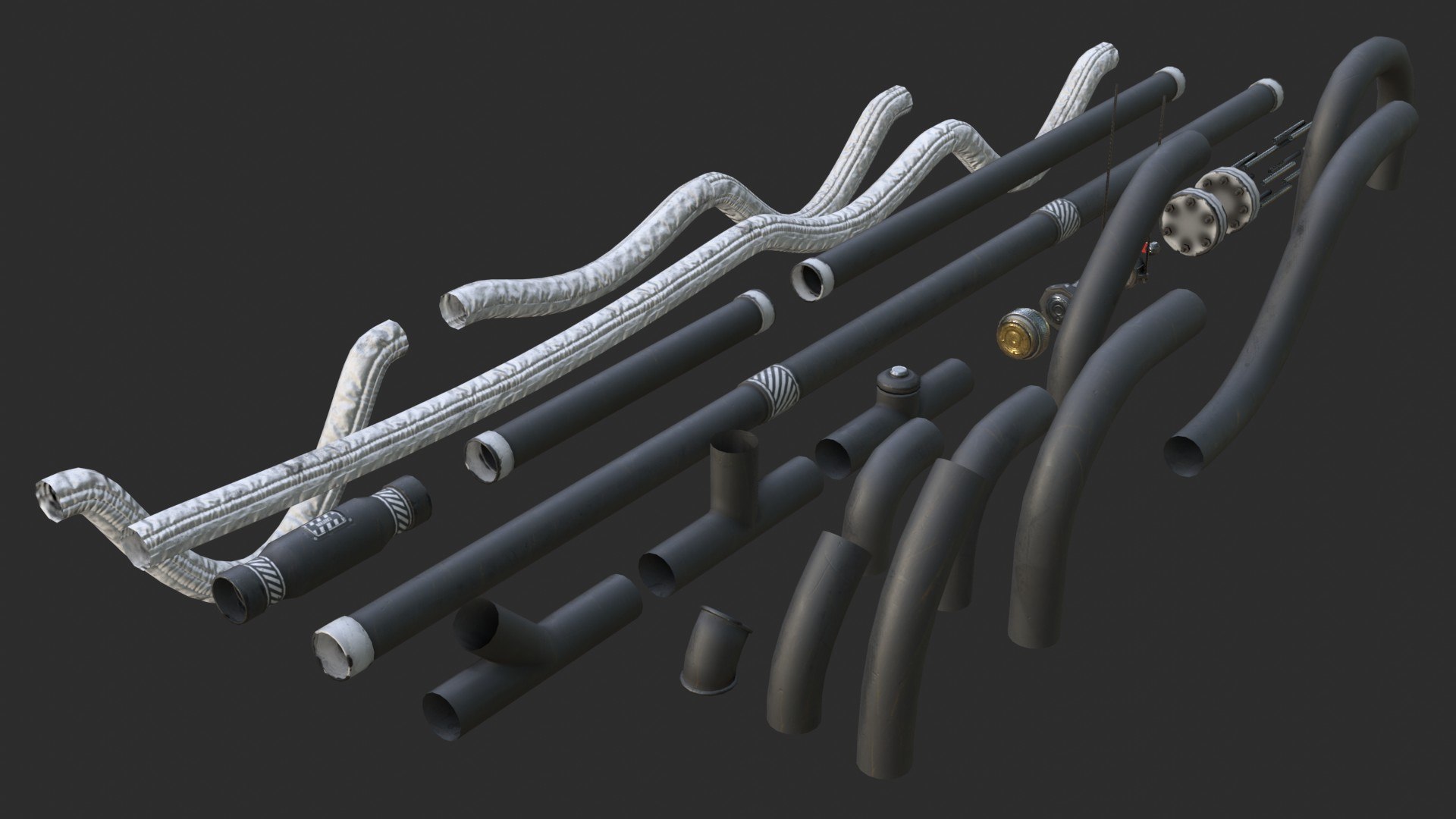 Pipe Modular 3D - TurboSquid 1671147