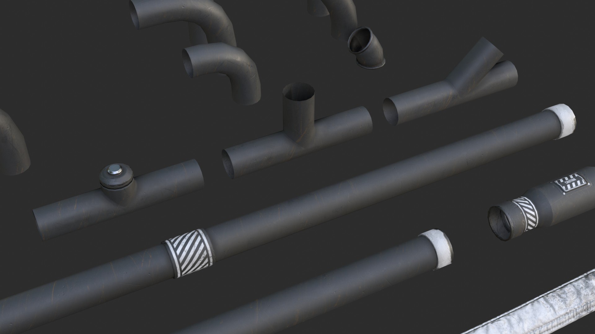 Pipe Modular 3D - TurboSquid 1671147
