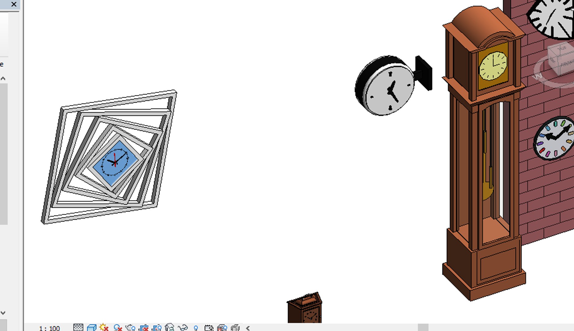Revit 2015 21 Clock Model - TurboSquid 1288280