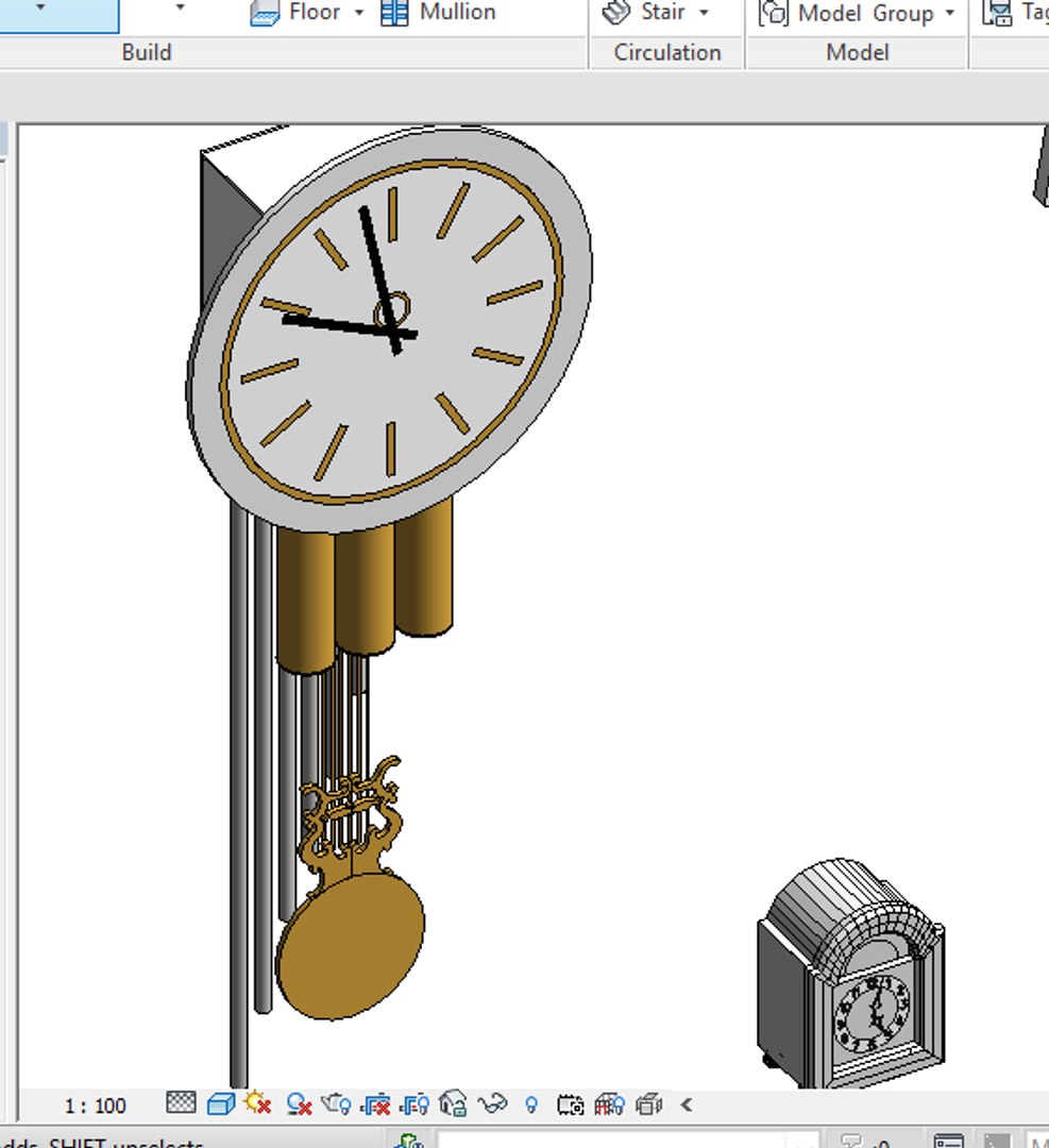 Revit 2015 21 Clock Model - TurboSquid 1288280