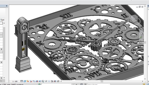 Revit 2015 21 clock model - TurboSquid 1288280