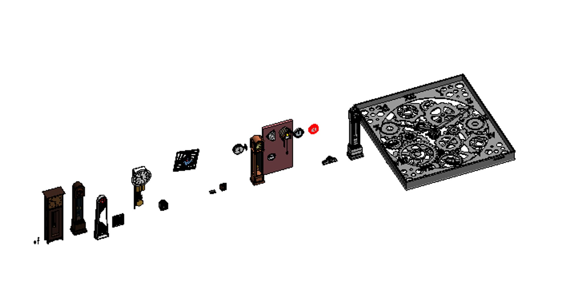 Revit 2015 21 Clock Model - TurboSquid 1288280