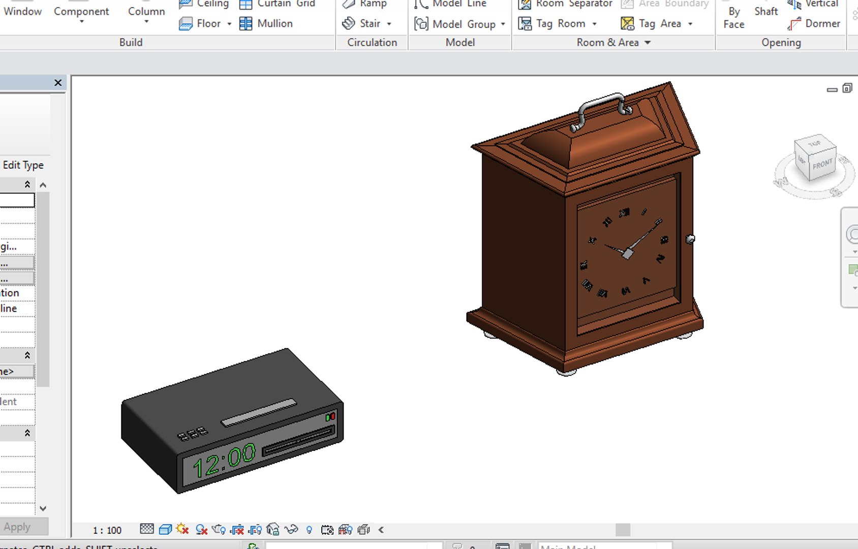 Revit 2015 21 Clock Model - TurboSquid 1288280