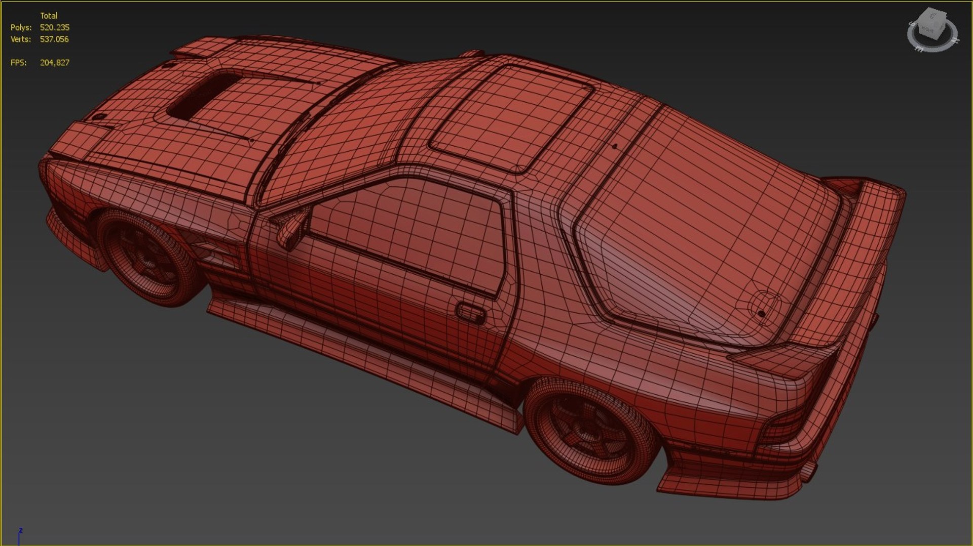 3D Model Mazda Rx-7 FC3S - TurboSquid 2147265