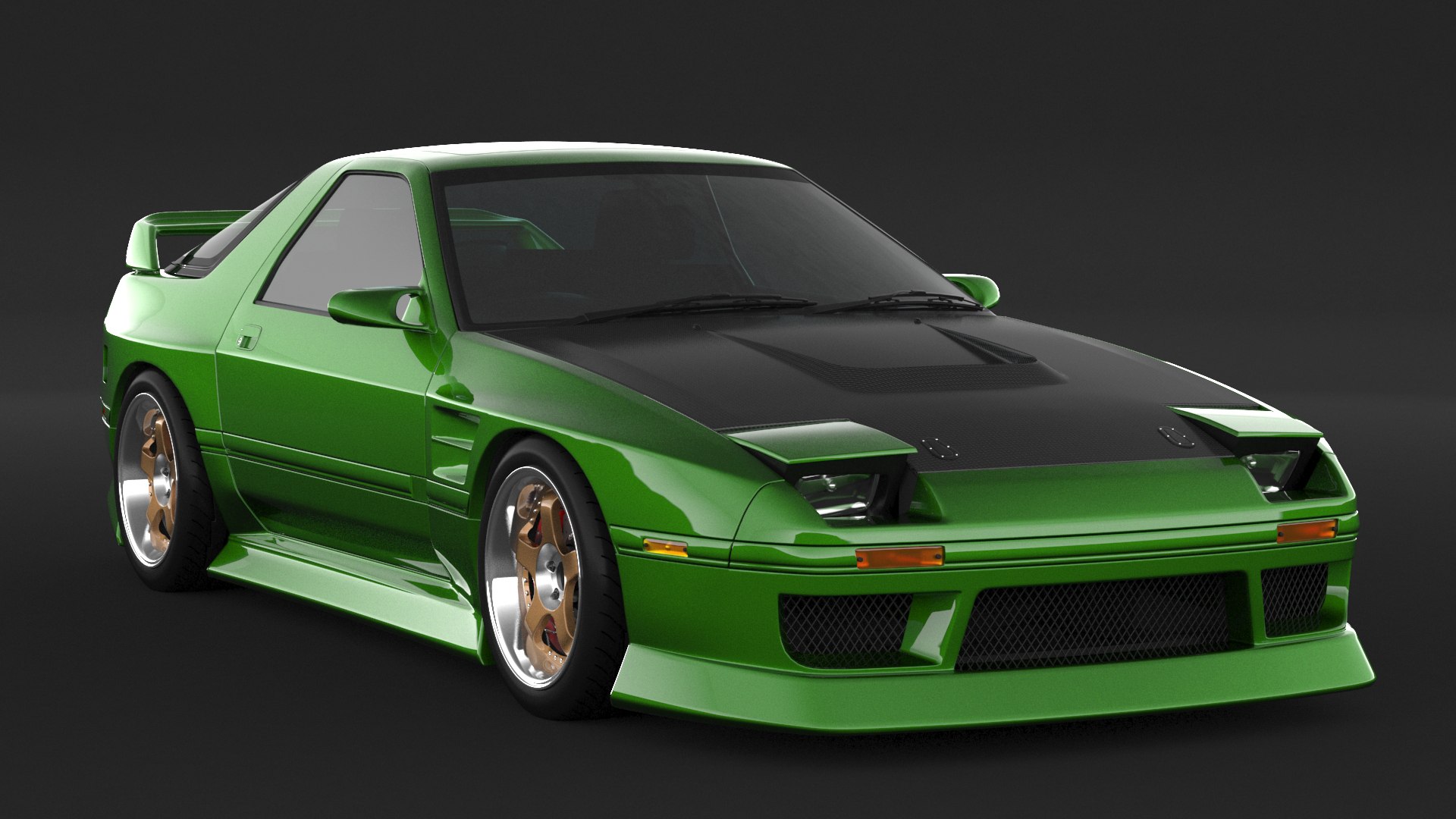 3D Model Mazda Rx-7 FC3S - TurboSquid 2147265