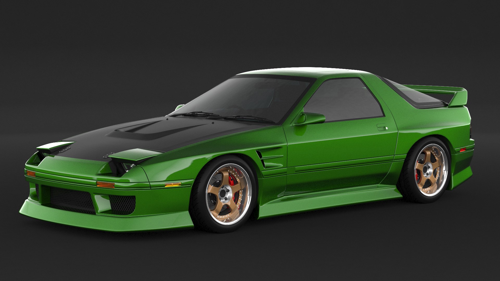 3D Model Mazda Rx-7 FC3S - TurboSquid 2147265