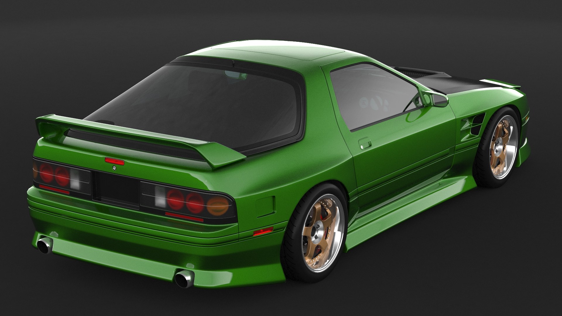 3D Model Mazda Rx-7 FC3S - TurboSquid 2147265