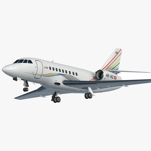 modelo 3d Dassault Falcon 2000 - TurboSquid 2219637