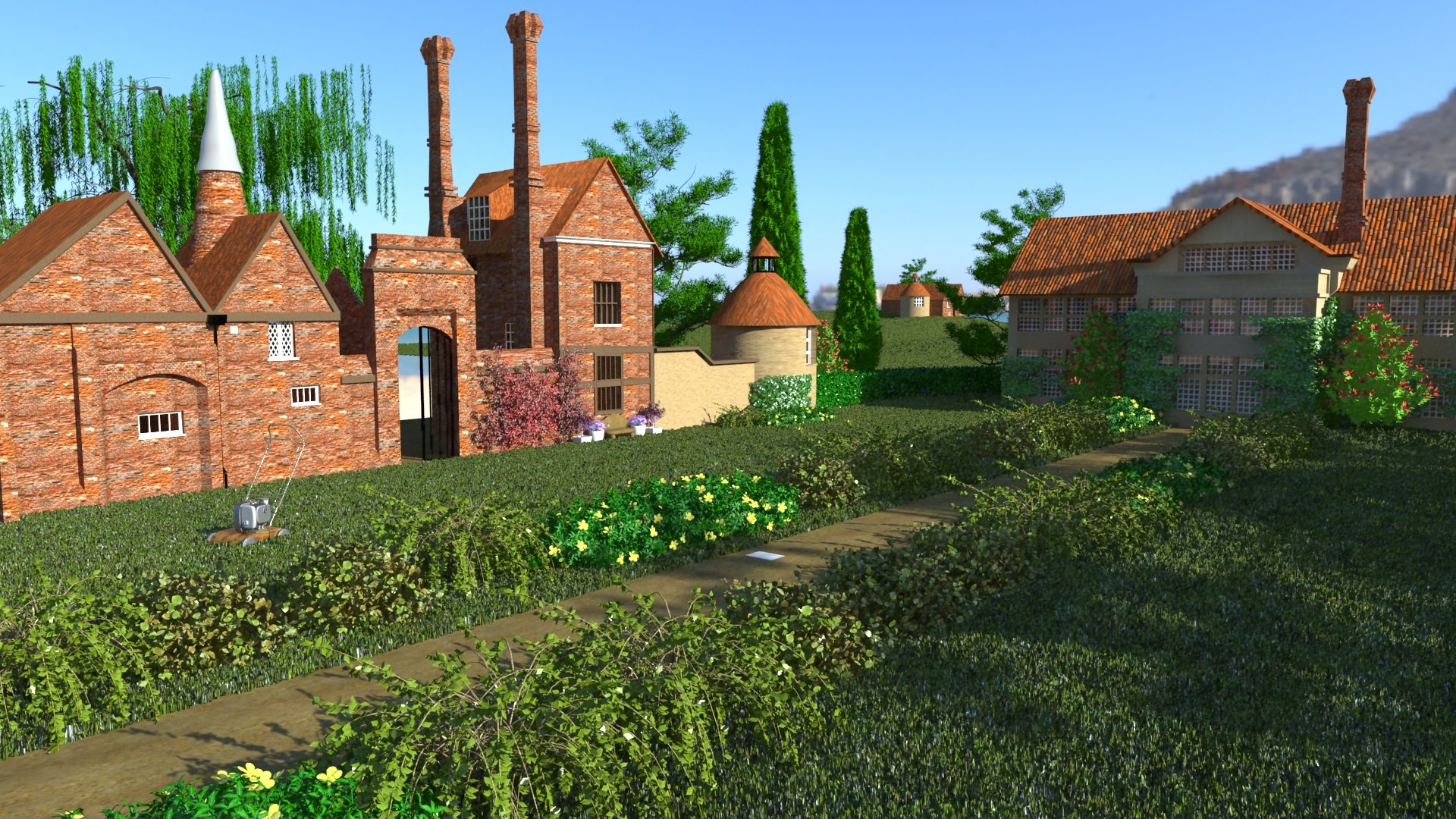 Rural Scene 3D Model - TurboSquid 2269578
