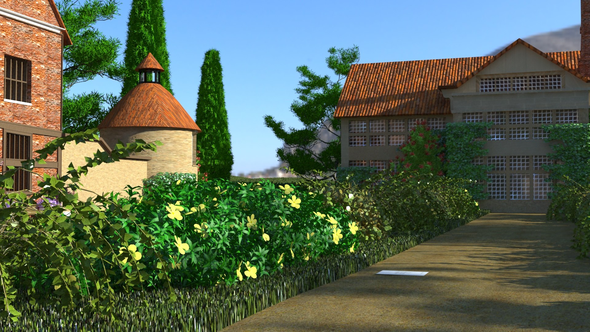 Rural Scene 3D Model - TurboSquid 2269578