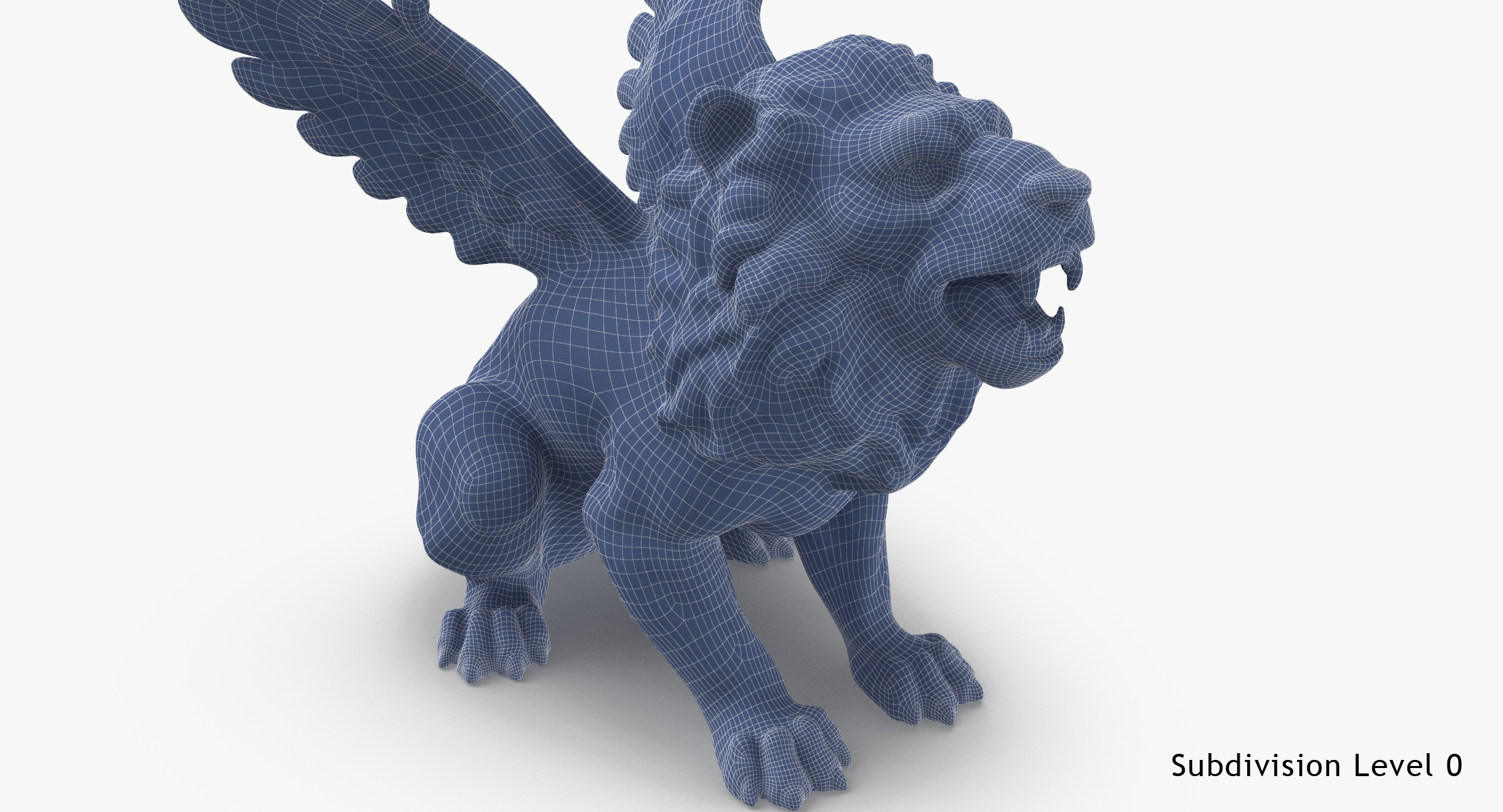 3d gargoyle 02 model