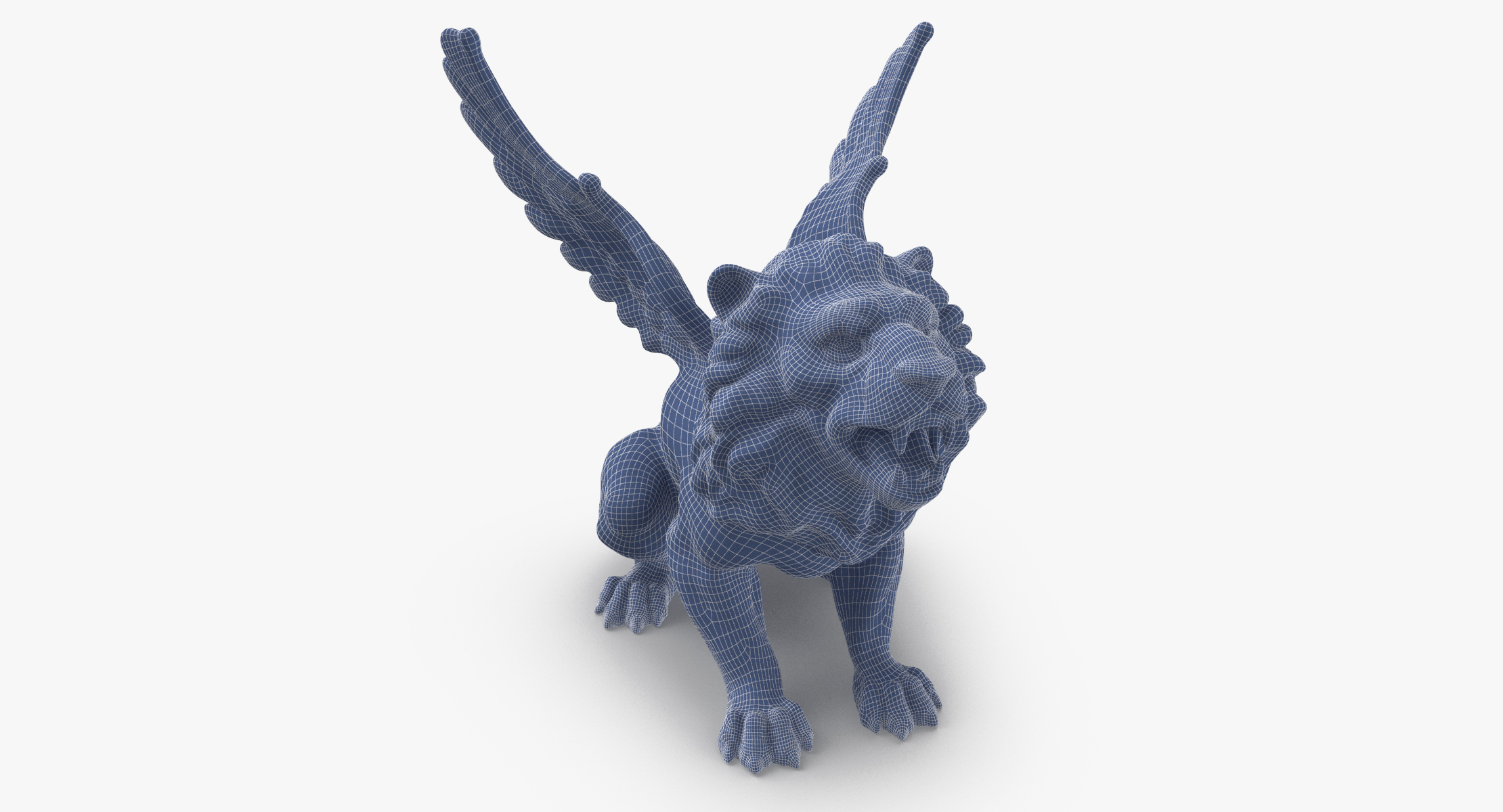 3d gargoyle 02 model
