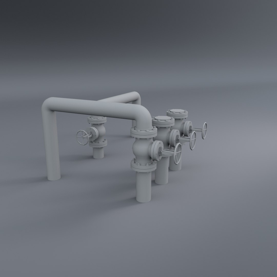 Pipe Assembly 3d Model
