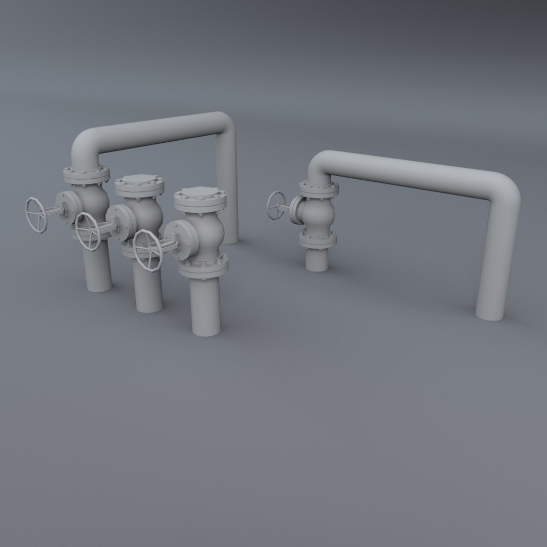 Pipe Assembly 3d Model