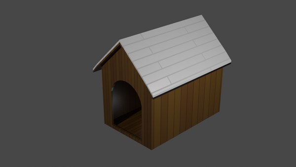 3D dog house simple - TurboSquid 1671303