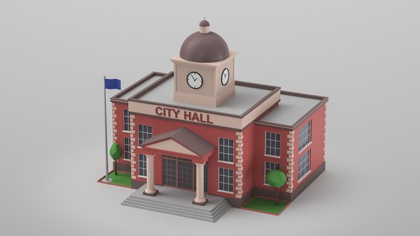 Low Poly Buildings Collection 04 model - TurboSquid 1848120