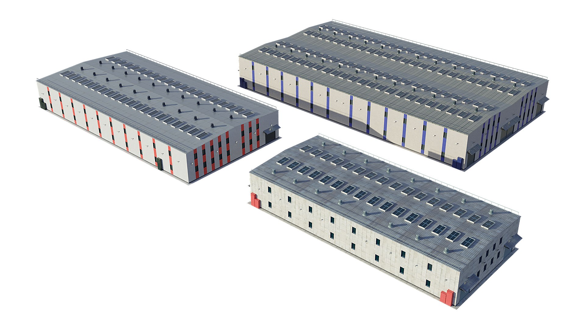 Industrial Buildings Model Pack 3D - TurboSquid 1819075