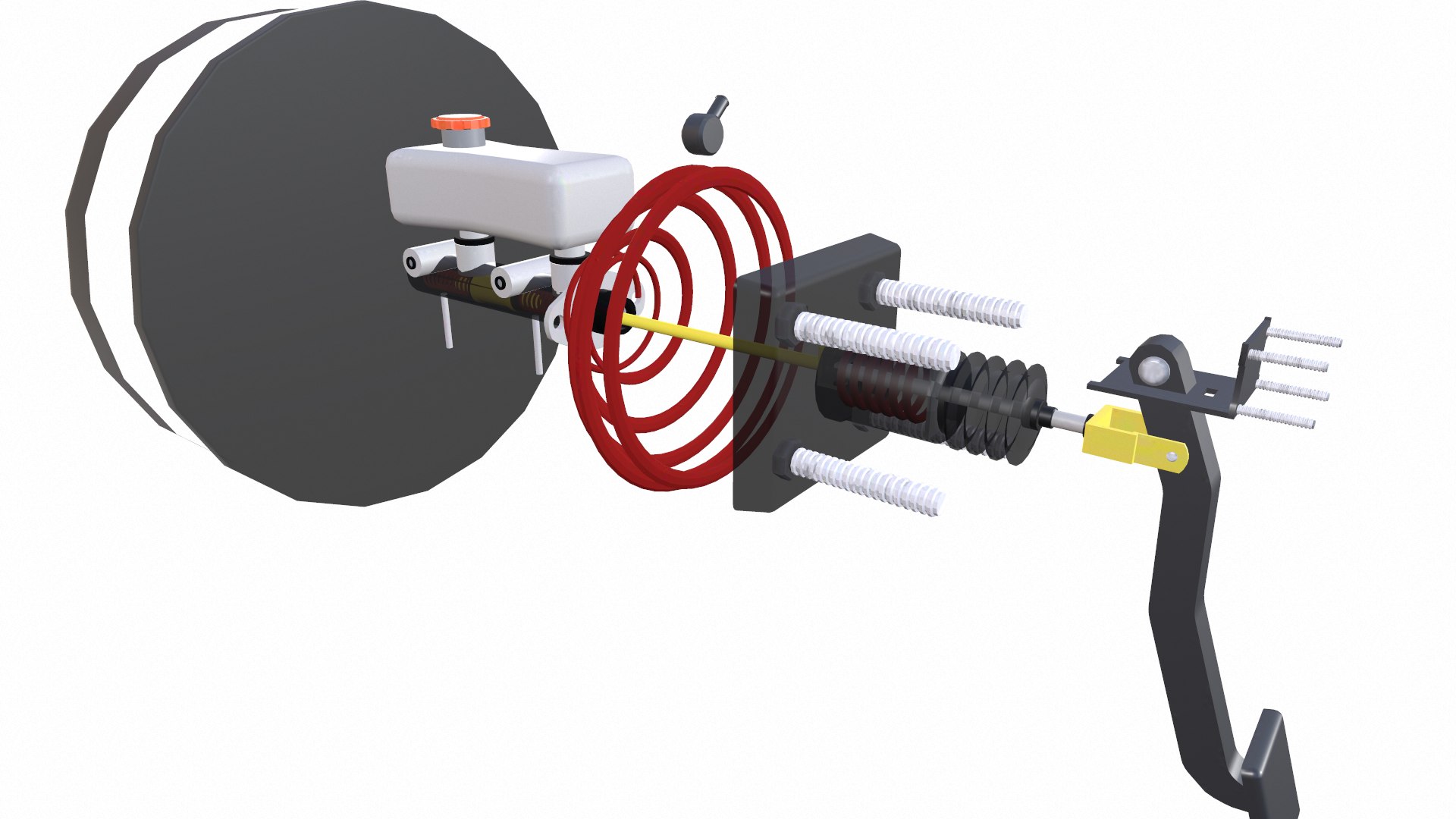 Breaking System 3D Model - TurboSquid 2392962