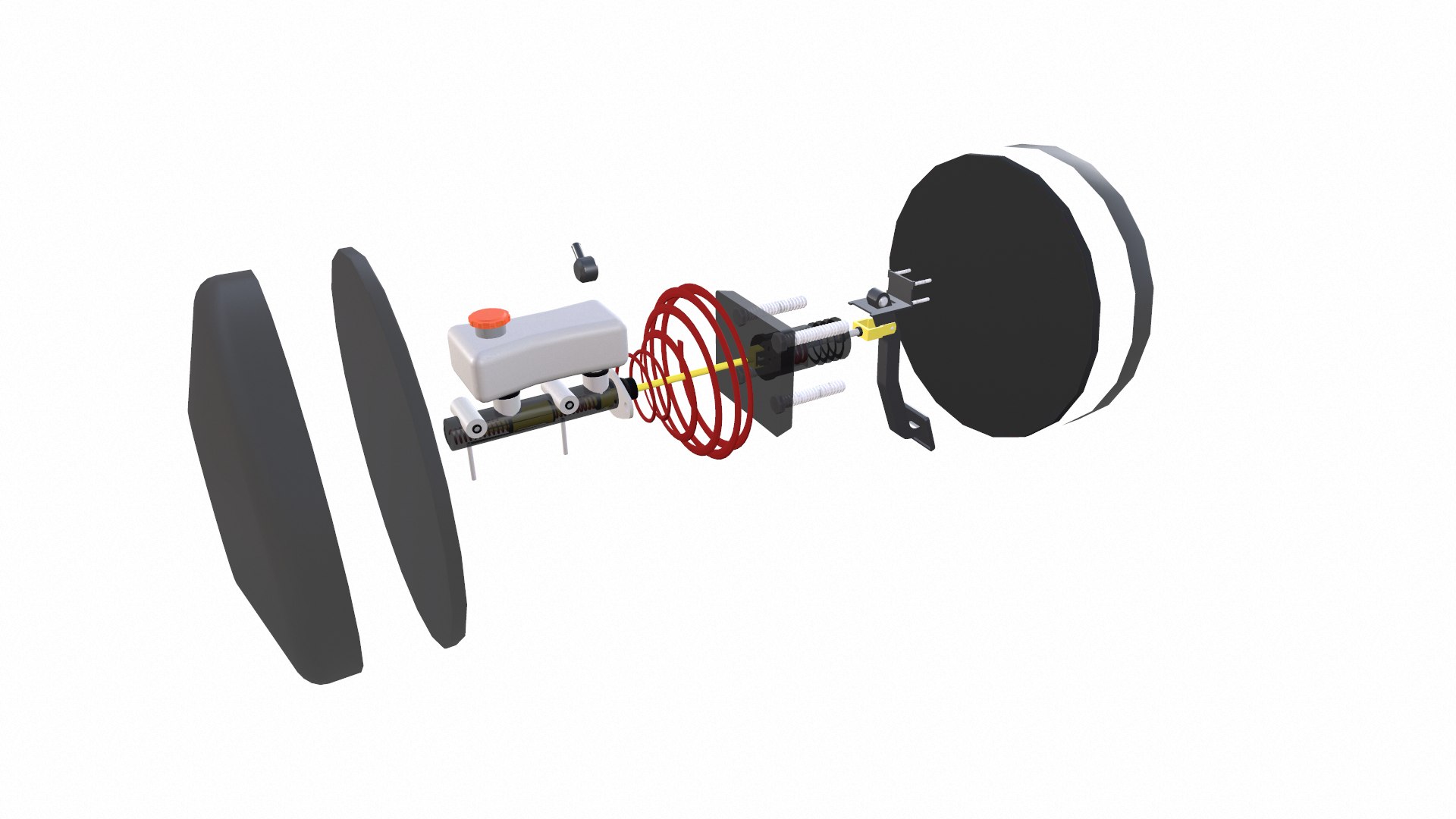 Breaking System 3D Model - TurboSquid 2392962