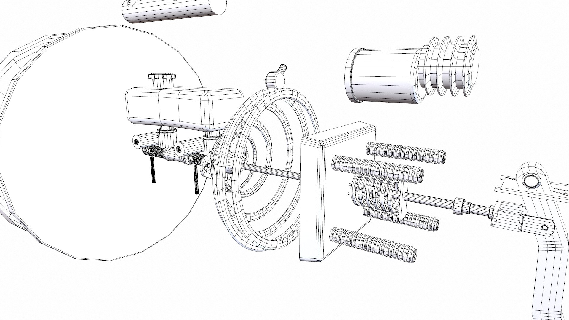 Breaking System 3D Model - TurboSquid 2392962