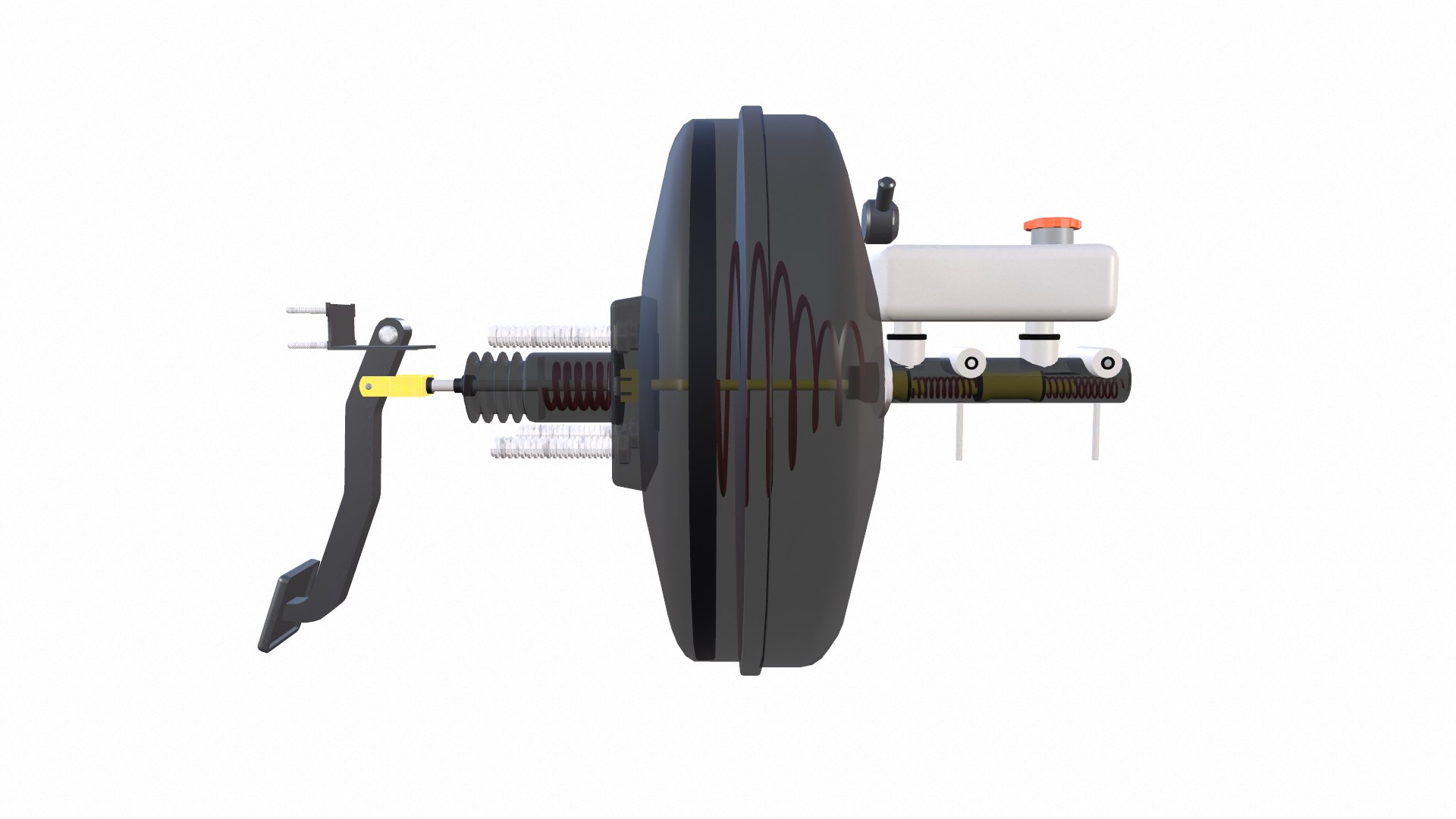 Breaking System 3D Model - TurboSquid 2392962