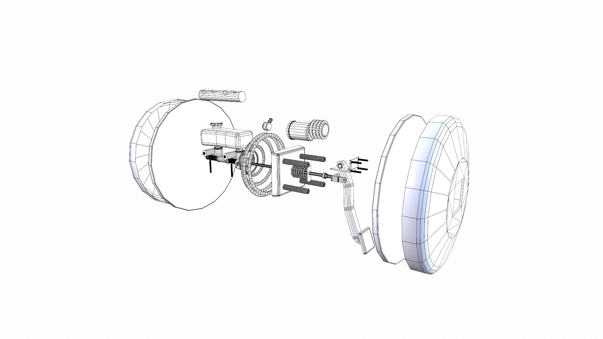 Breaking System 3D Model - TurboSquid 2392962