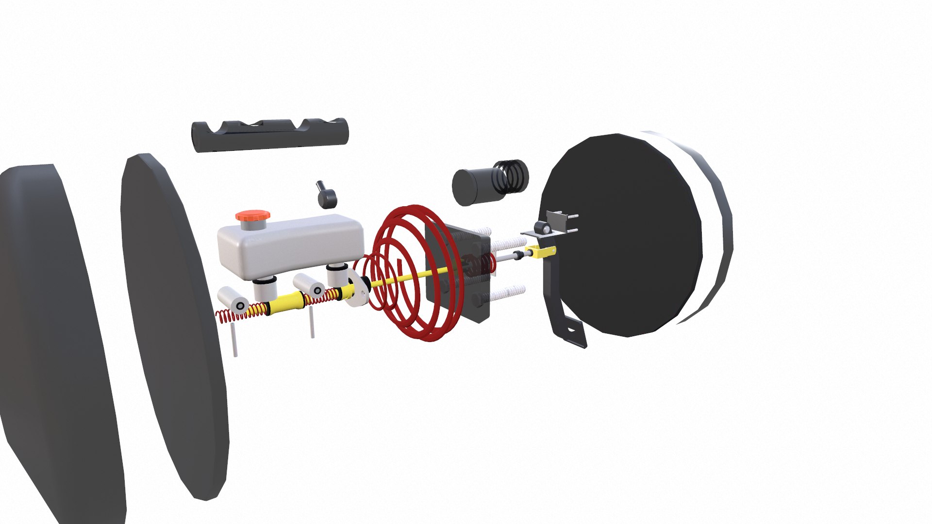 Breaking System 3D Model - TurboSquid 2392962