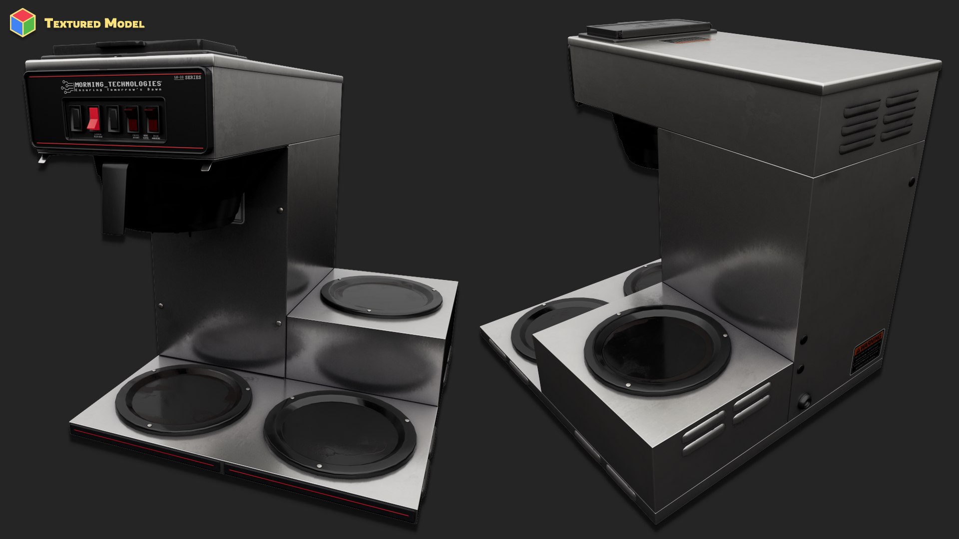3D Coffee Maker And Pot Assets - TurboSquid 2232578
