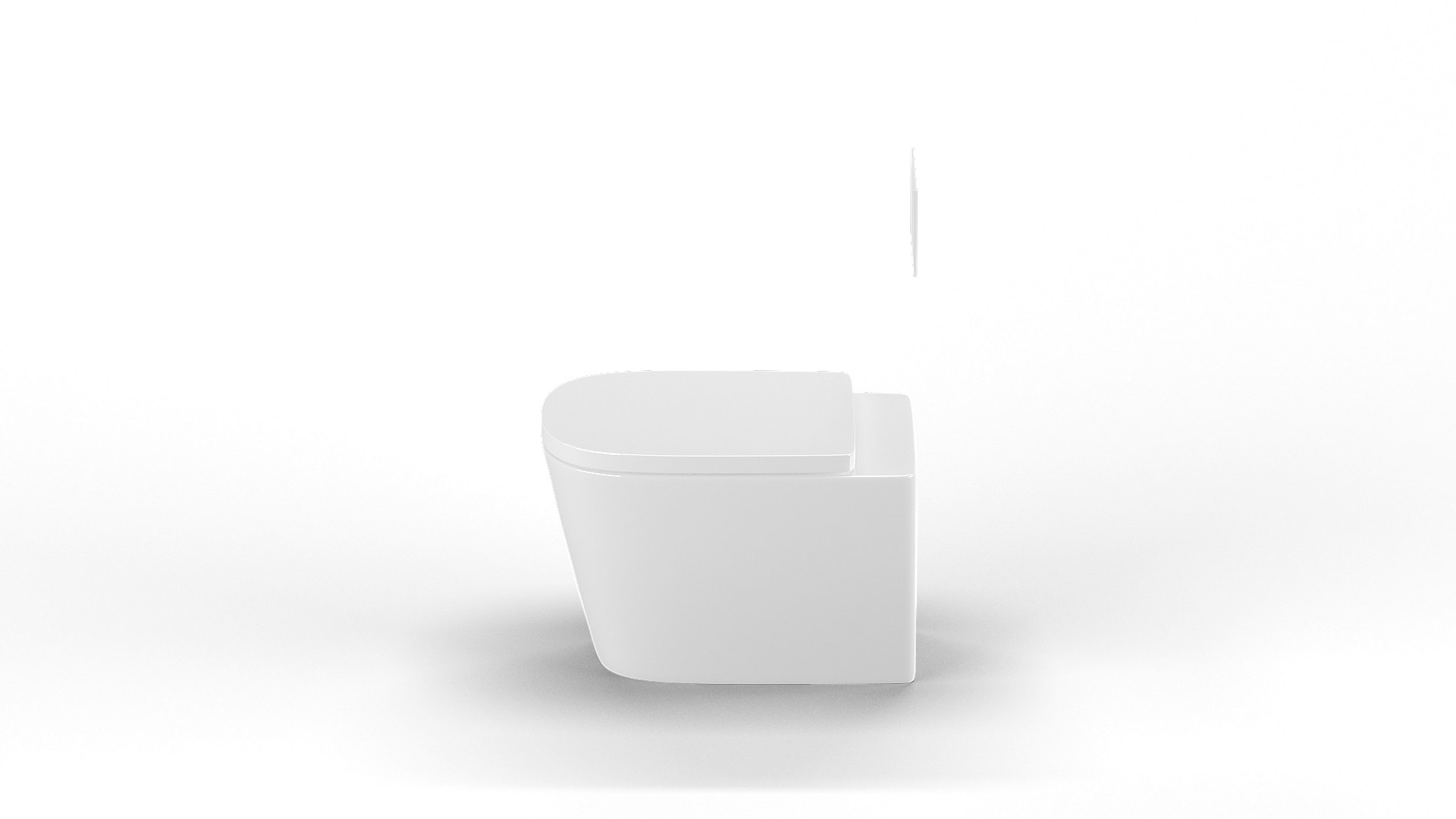3D model Laufen Kartell Wall Hung WCs And Neve WC Plate - TurboSquid ...