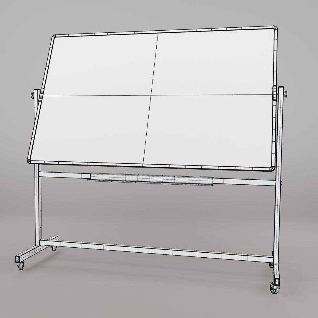 3D Whiteboard Model - TurboSquid 2180309