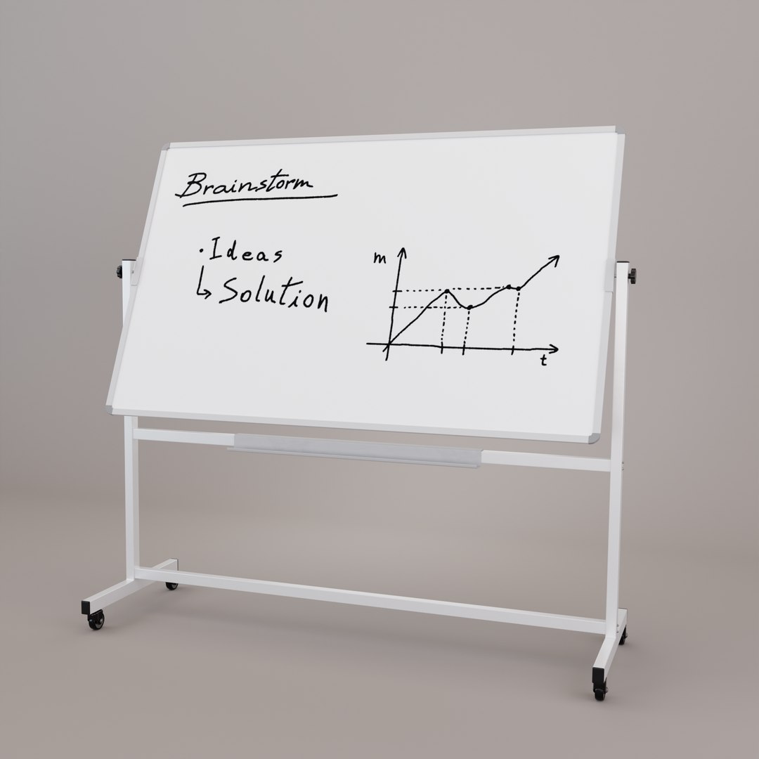 3D Whiteboard Model - TurboSquid 2180309
