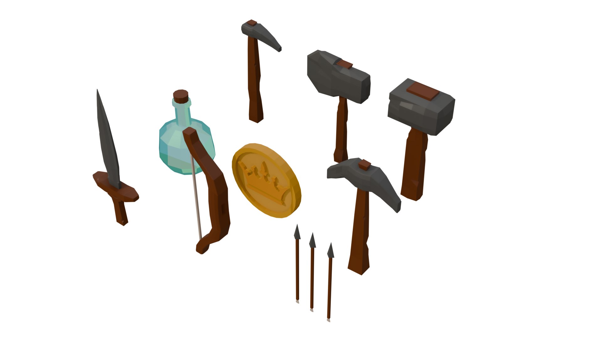 Free 3D Game Starter Asset Pack 3D - TurboSquid 2277970