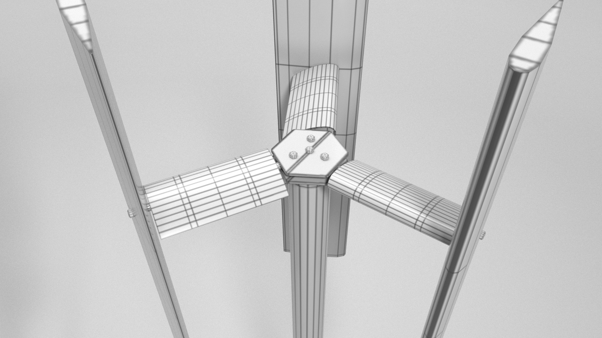 3D Model Vertical Wind Turbine - TurboSquid 1905401