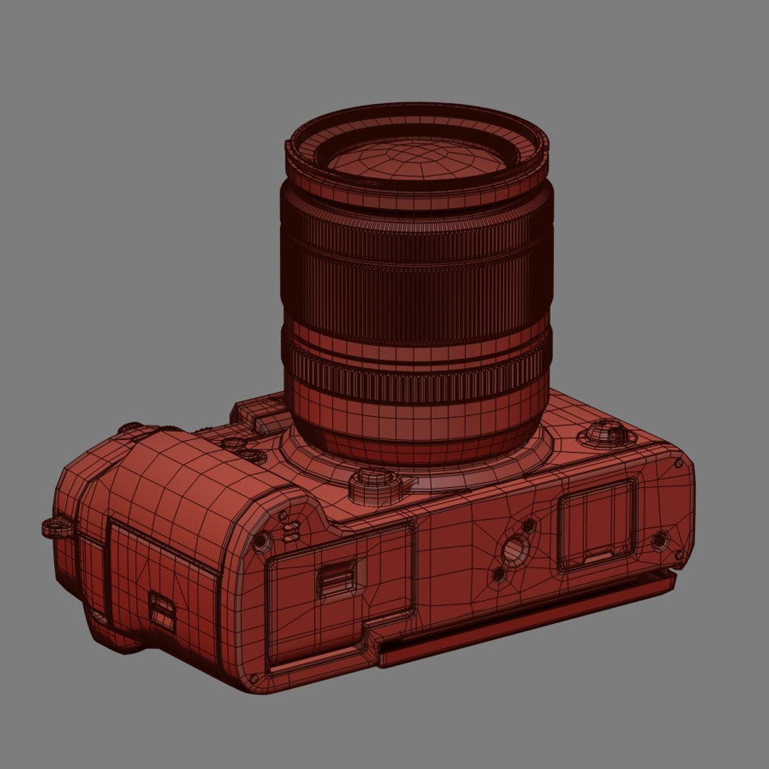 3D Fuji Fujifilm Camera Model - TurboSquid 1634670