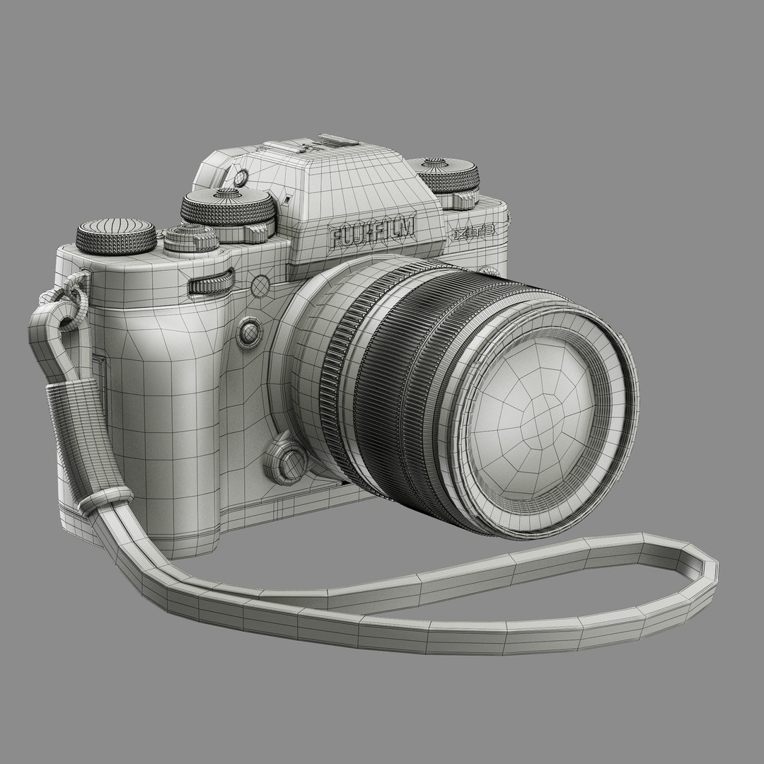 3D Fuji Fujifilm Camera Model - TurboSquid 1634670