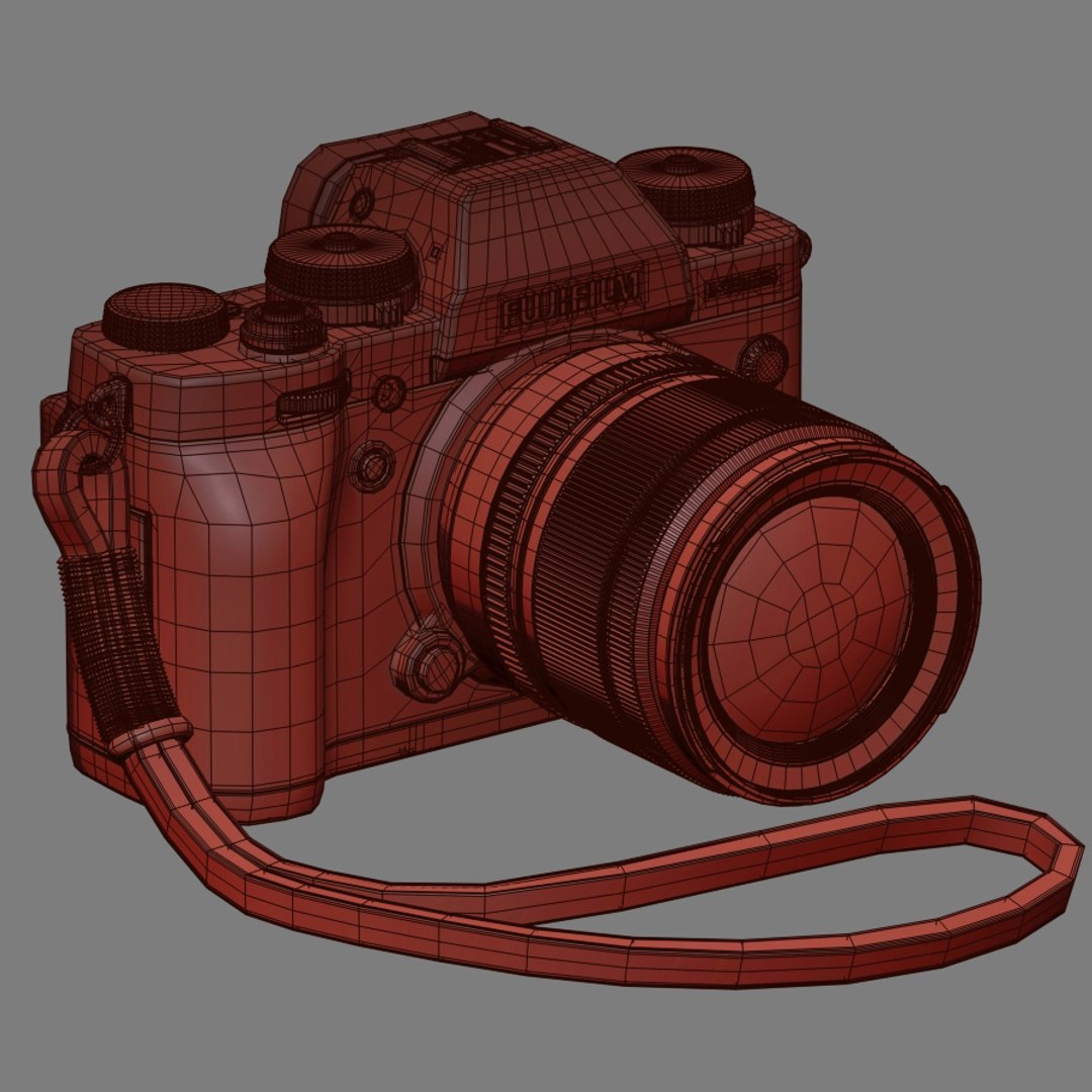 3D Fuji Fujifilm Camera Model - TurboSquid 1634670