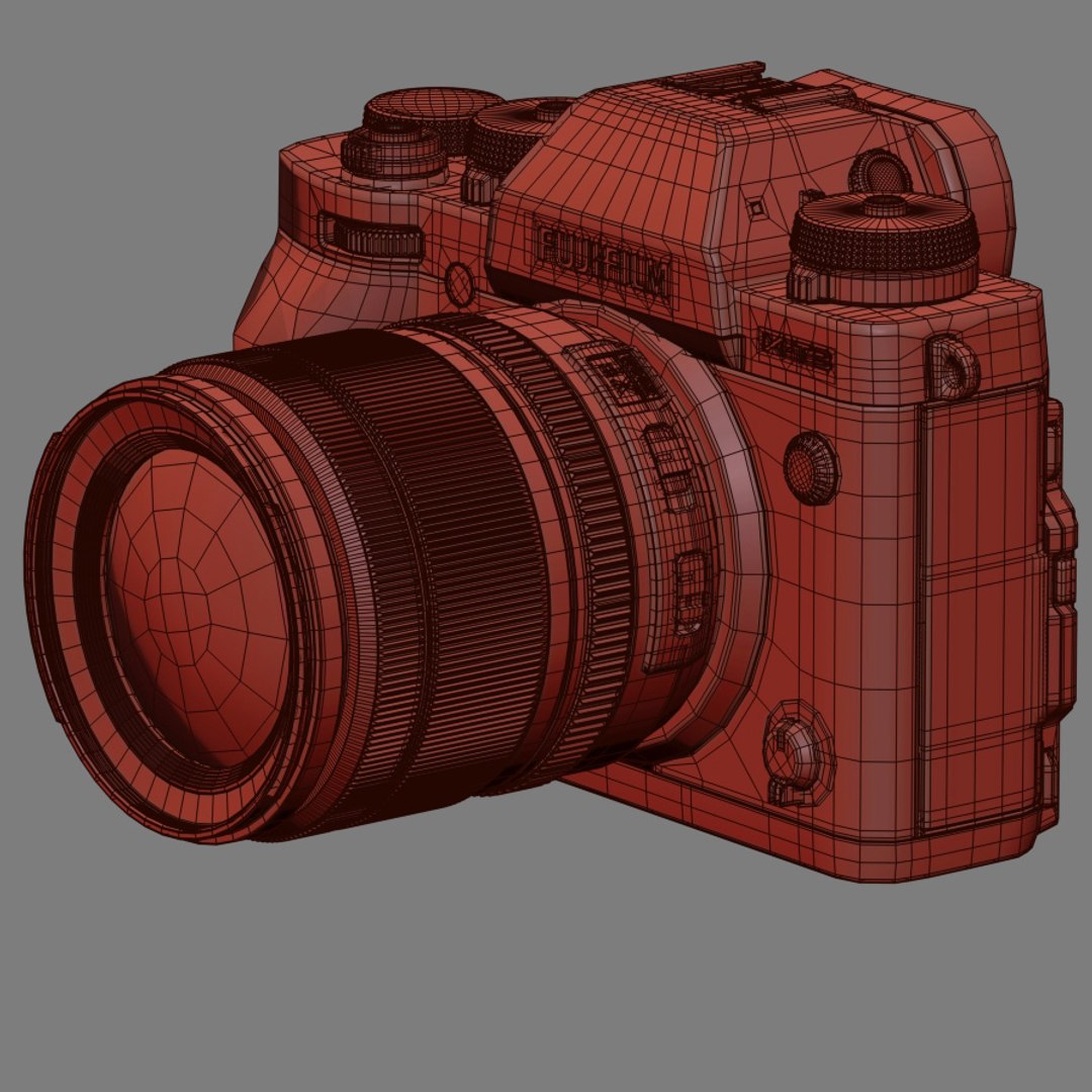 3D Fuji Fujifilm Camera Model - TurboSquid 1634670