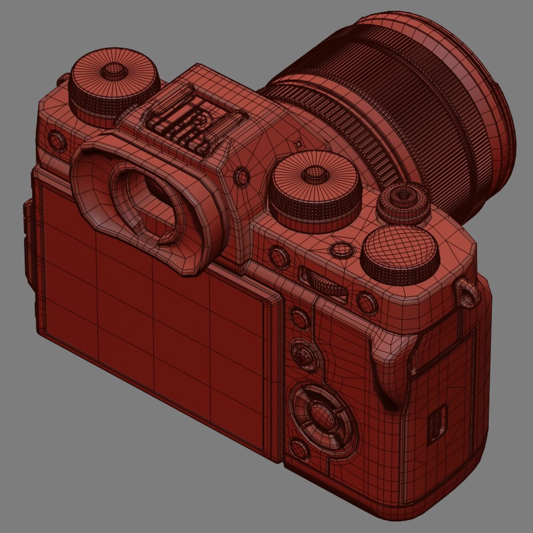 3D Fuji Fujifilm Camera Model - TurboSquid 1634670
