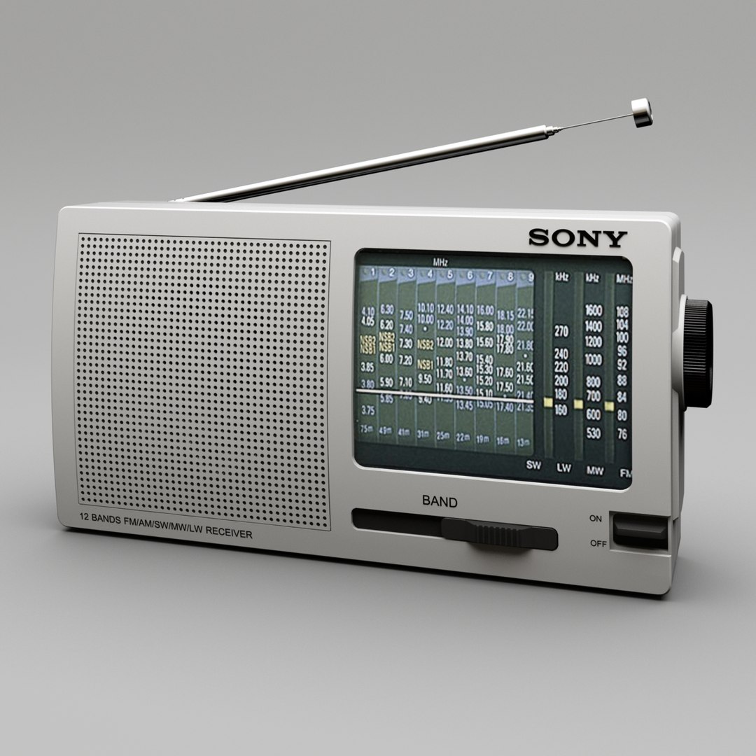 Sony Radio 3d Max