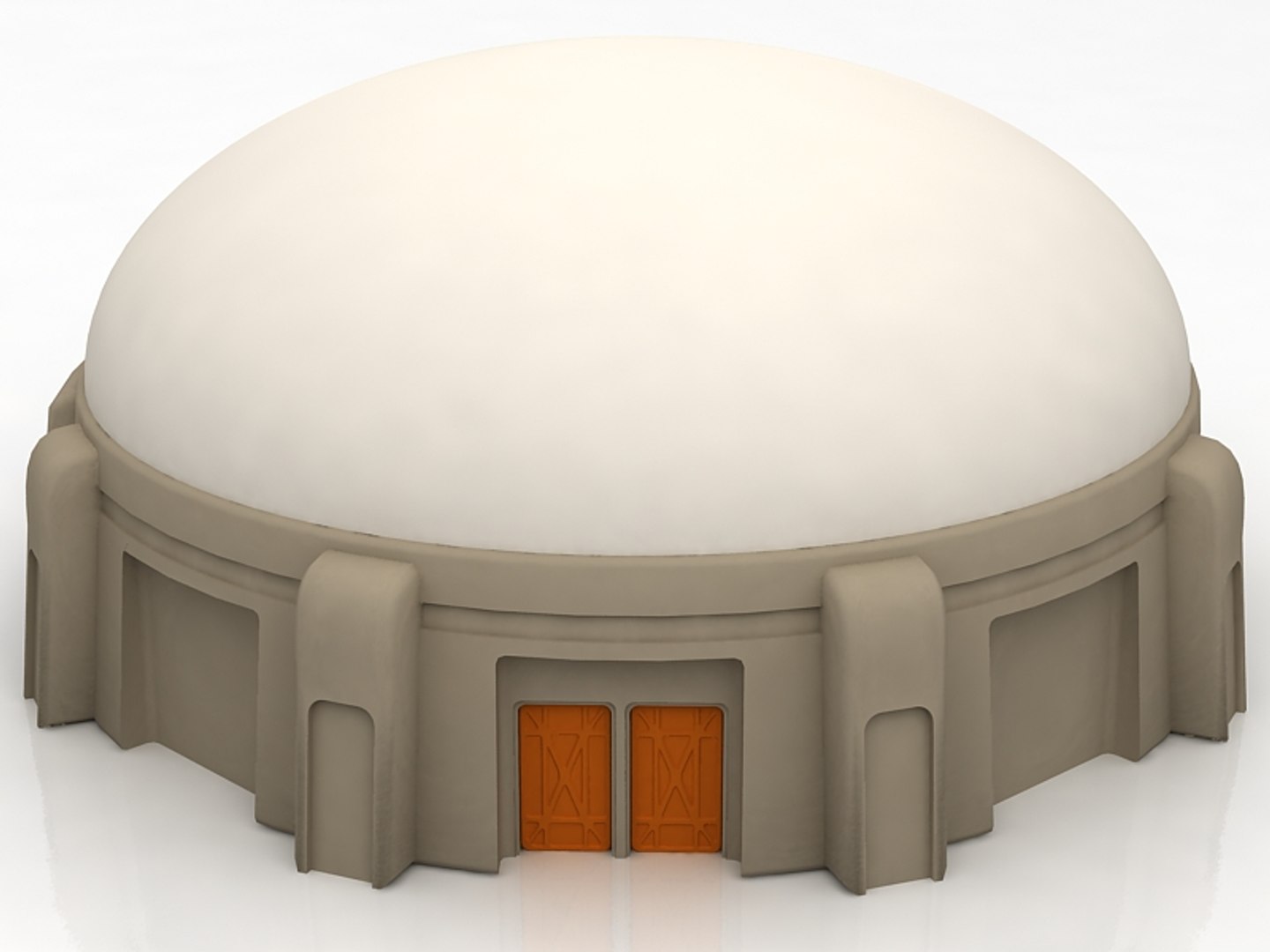 3D model mos eisley architecture sci-fi building - TurboSquid 1643075