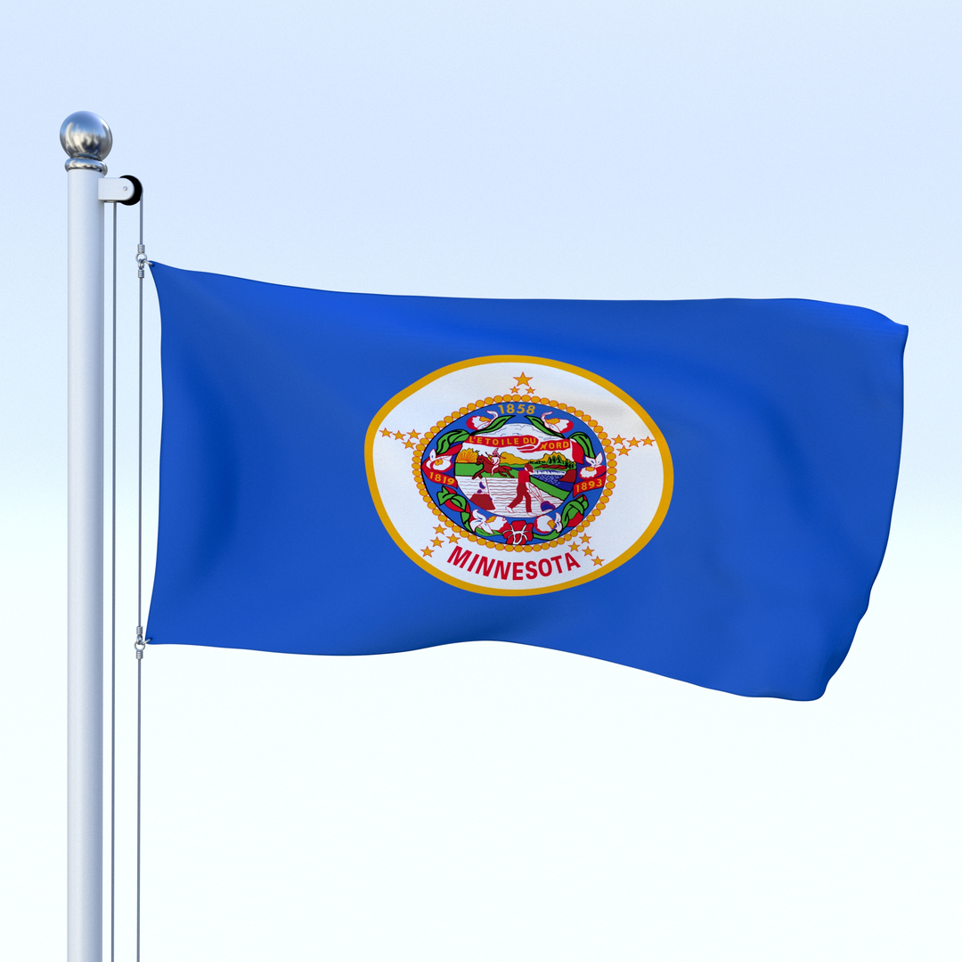 3D Flag Pole Model - TurboSquid 1192107