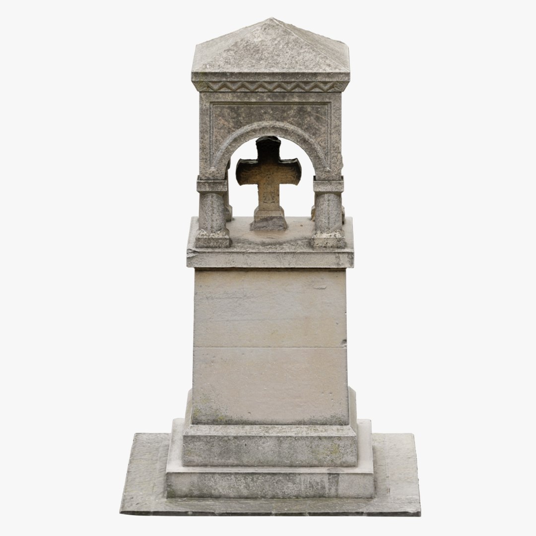Stone Cross Monument Scan 3D - TurboSquid 1840454