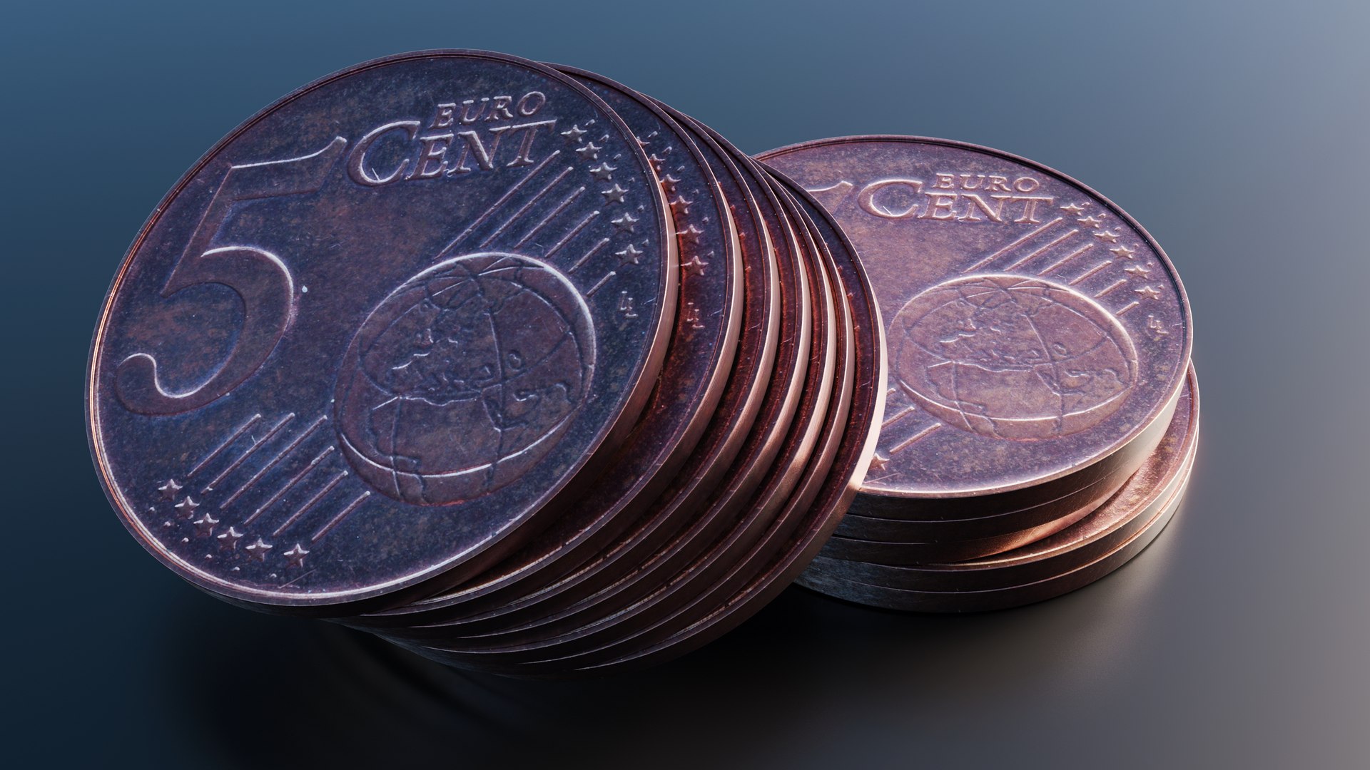 3D Euro Cent Coin Model - TurboSquid 2286833