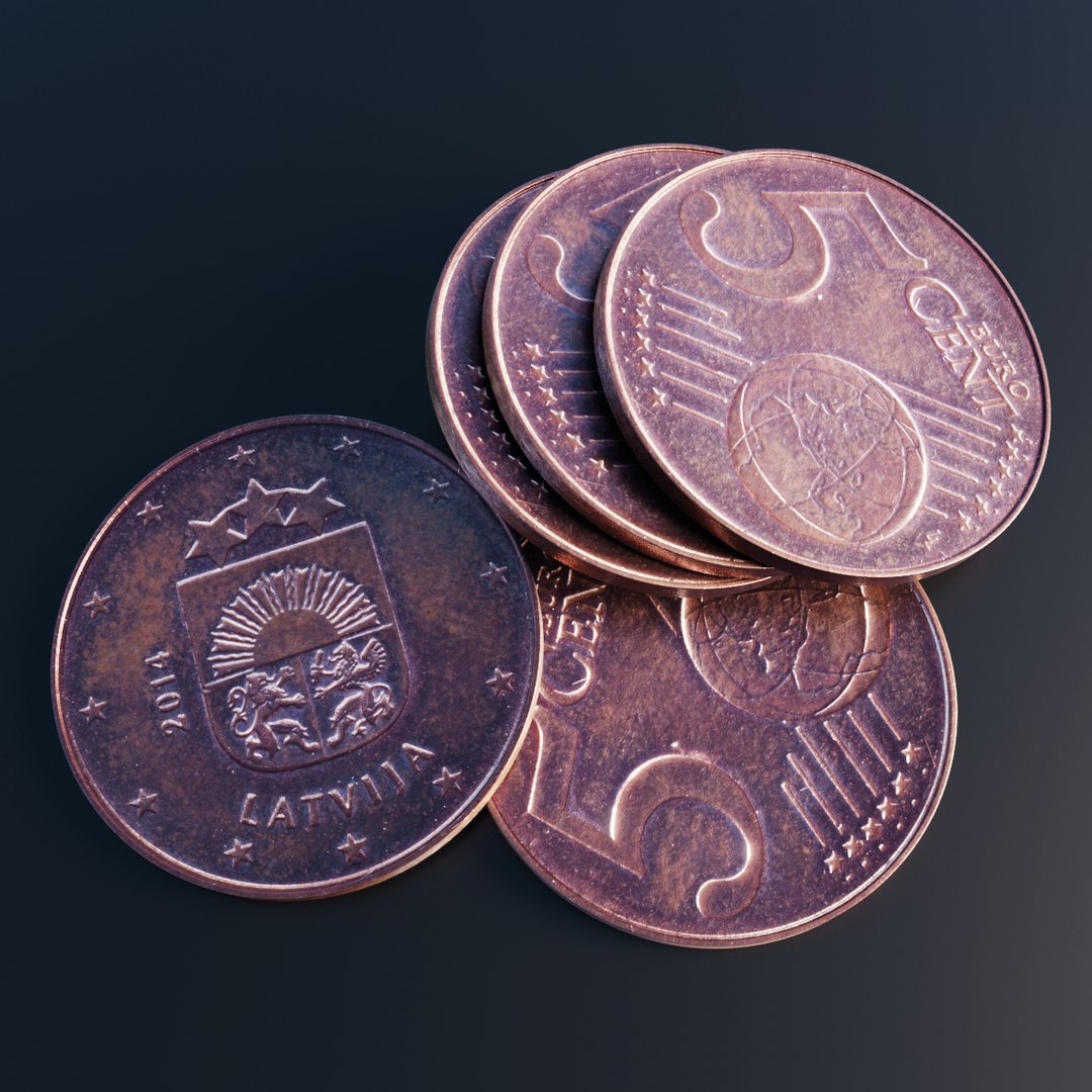 3D Euro Cent Coin Model - TurboSquid 2286833