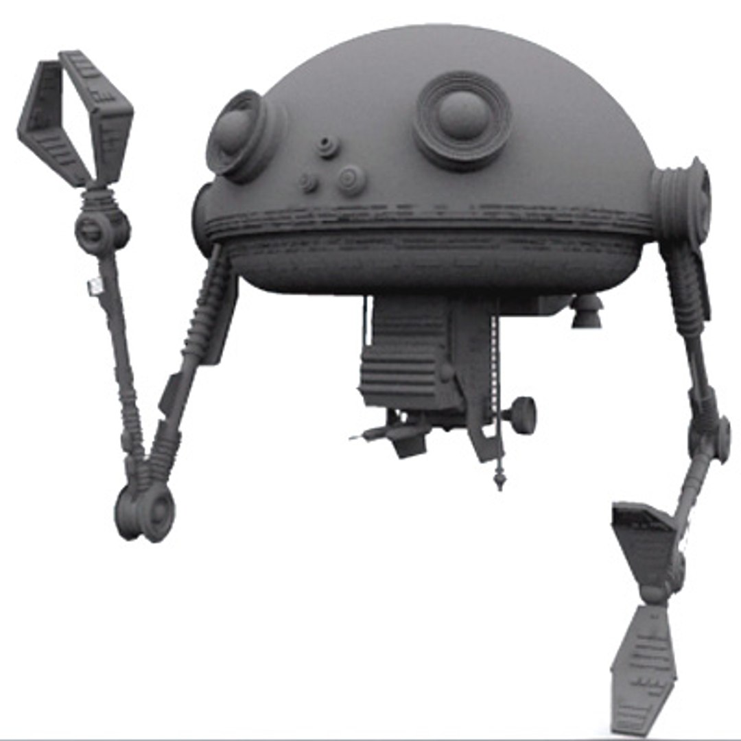 Flying Robot Droid 3d Max