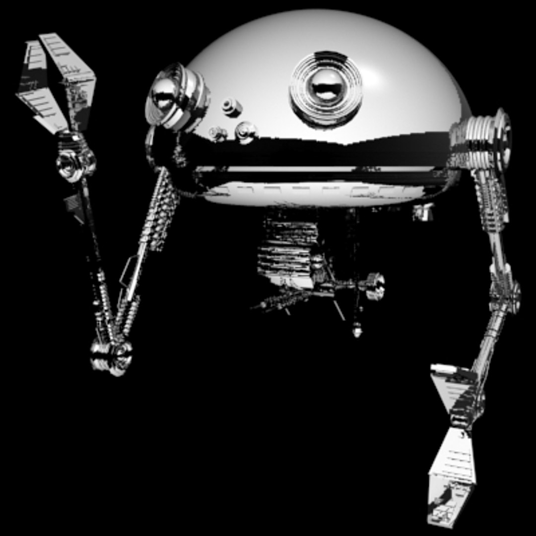 Flying Robot Droid 3d Max