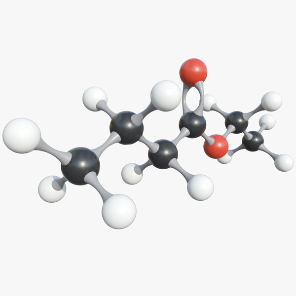 modelo 3d Molécula de butirato de etilo con PBR 4K 8K - TurboSquid 1943557