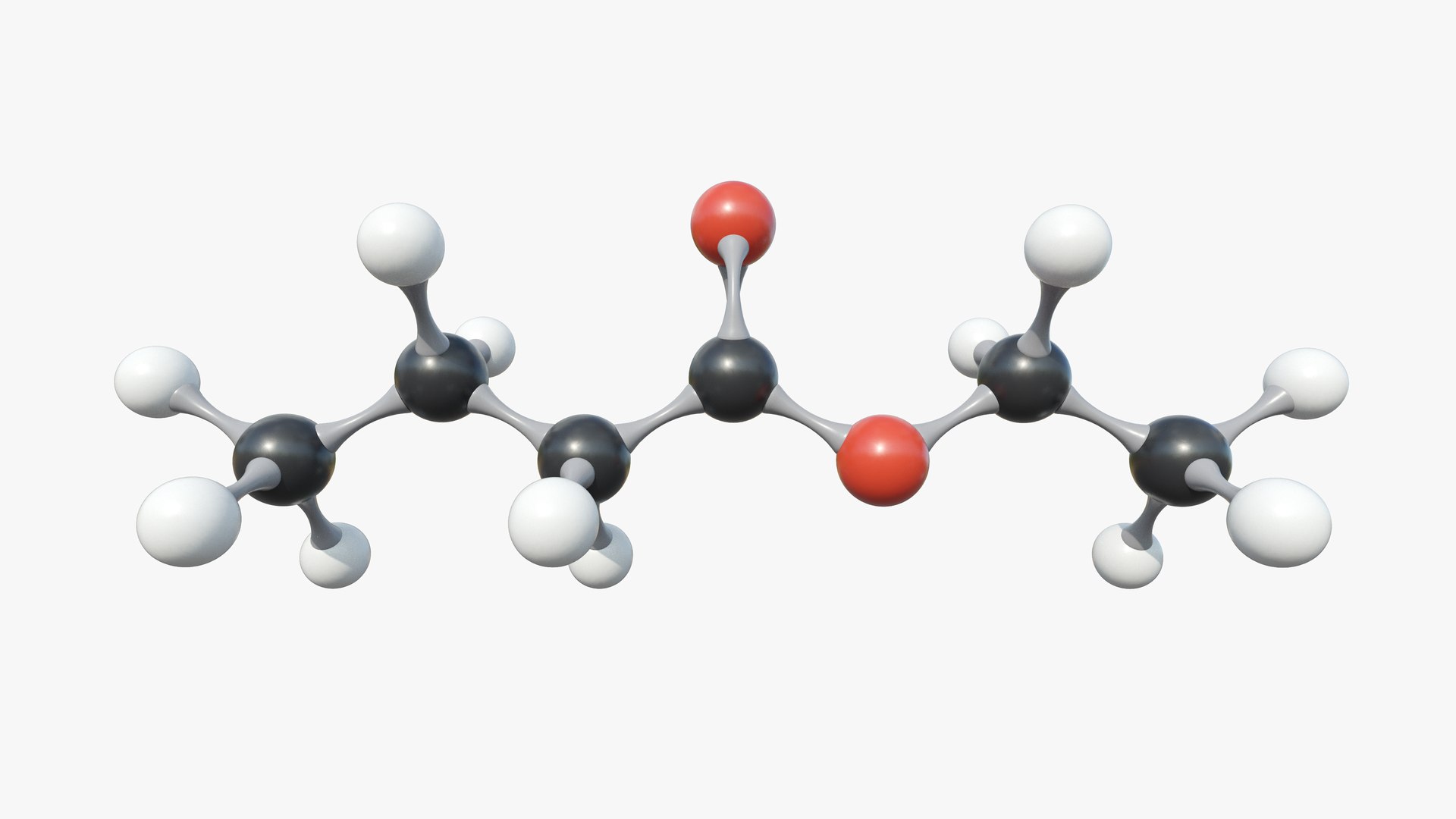 Ethyl Butyrate Molecule With PBR 4K 8K 3D - TurboSquid 1943557