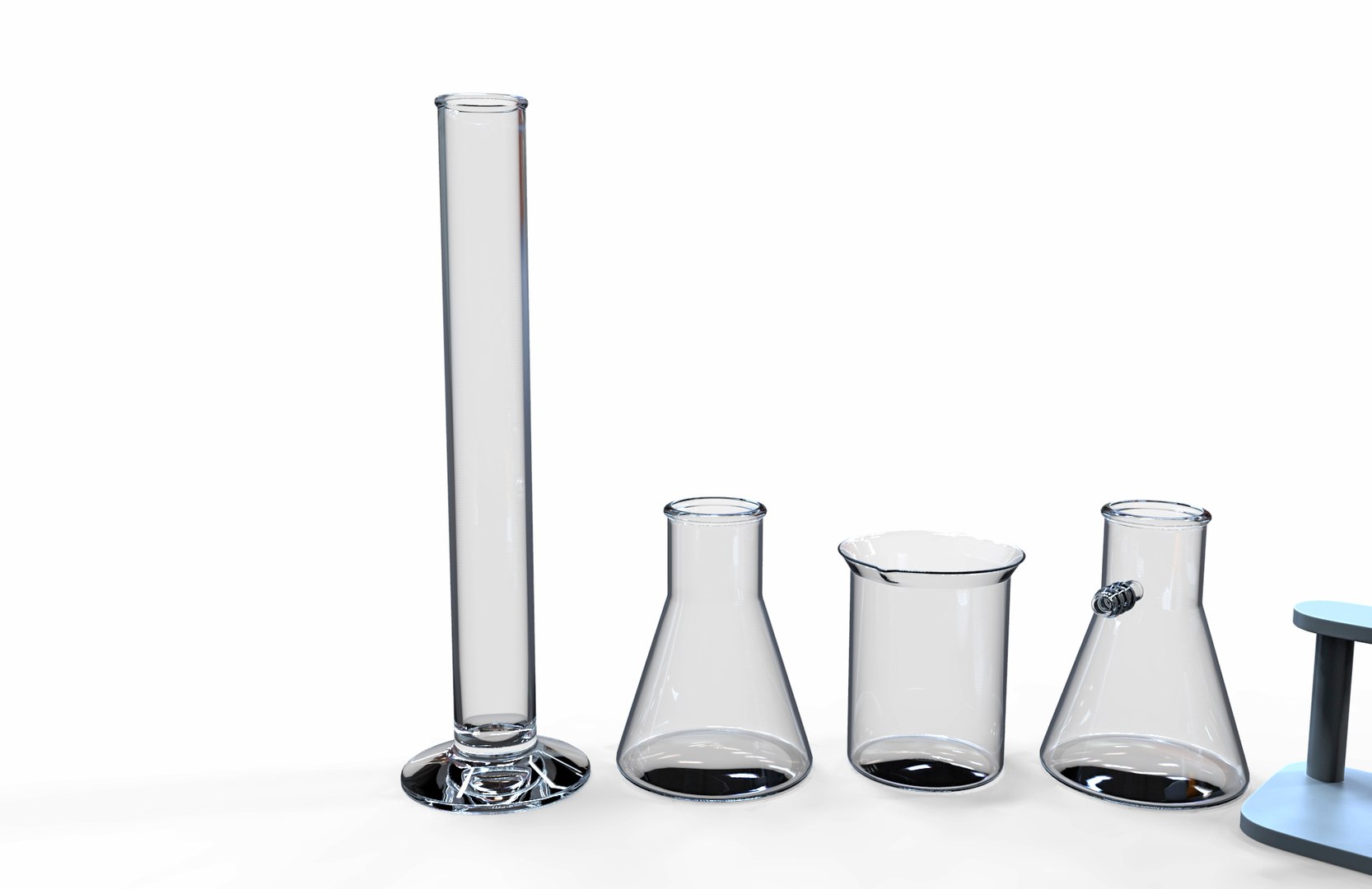 Lab Glassware Set Model - TurboSquid 1486435