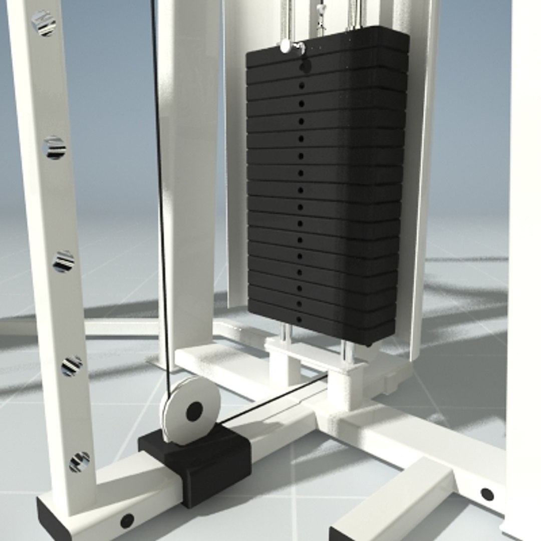 3d 12 Precor Fitness Equipment Model